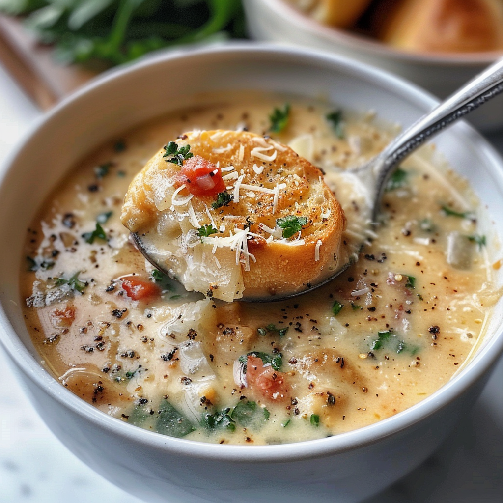 Tuscan Parmesan Cream Soup