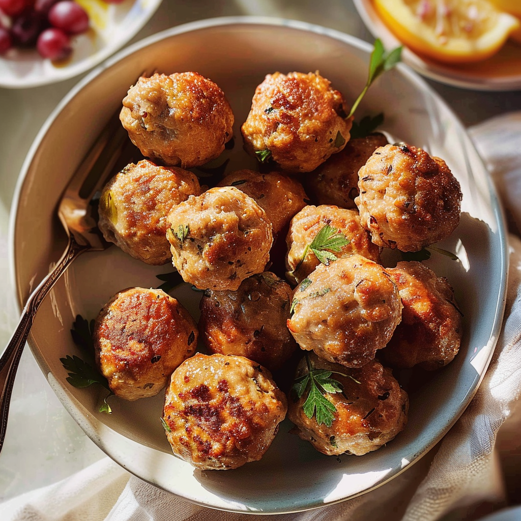 Thanksgiving Recipes: Mini Turkey Meatballs