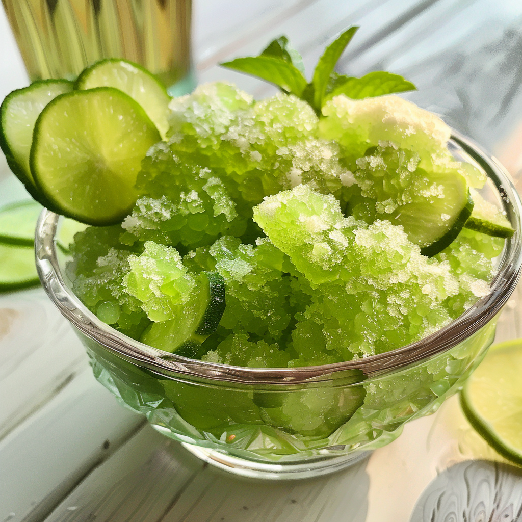Cucumber-Lime Granita