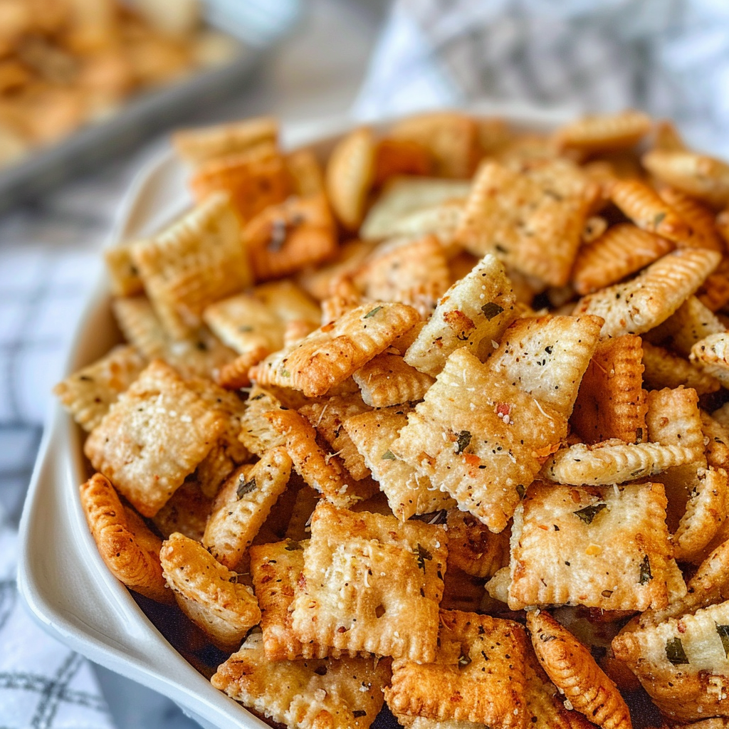 Garlic Parmesan Chex Mix