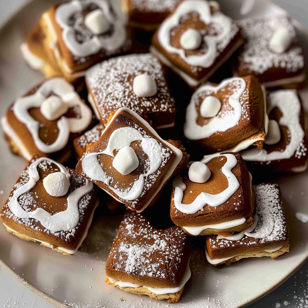 Thanksgiving Gingerbread Marshmallow Treats