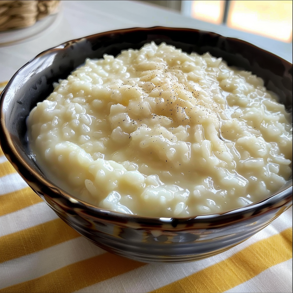 Creamy Milk Rice Pudding