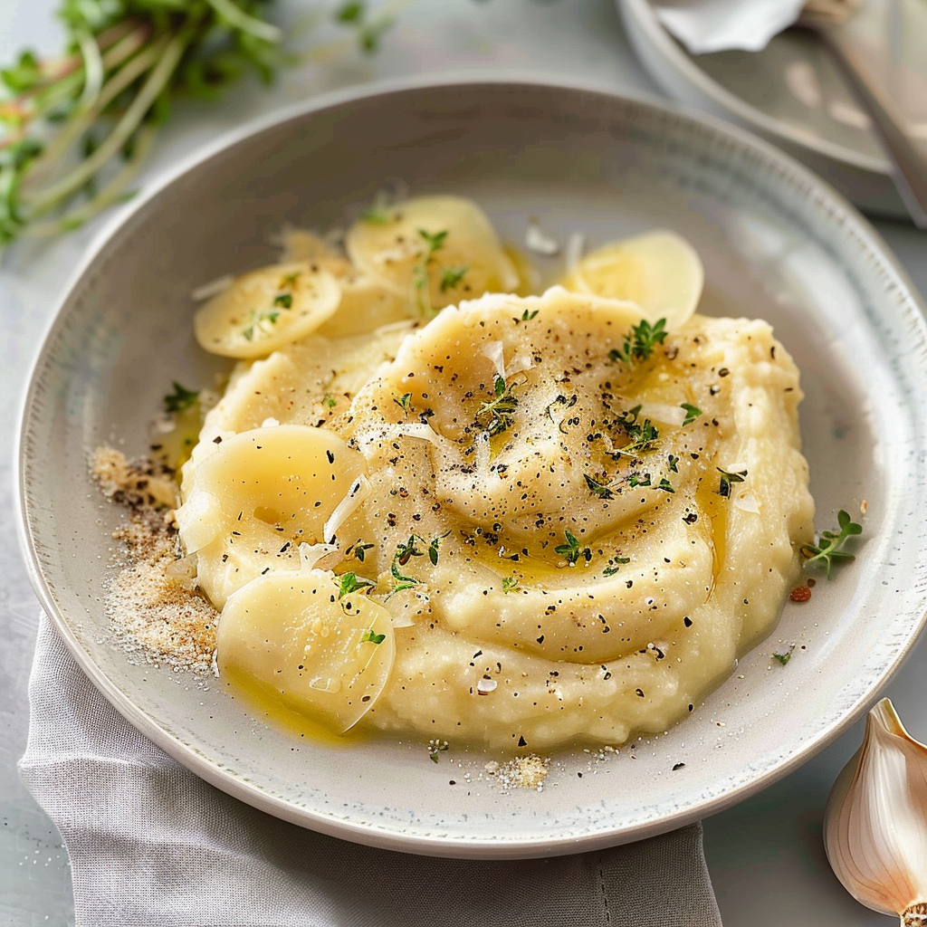 Garlic & Parsnip Puree
