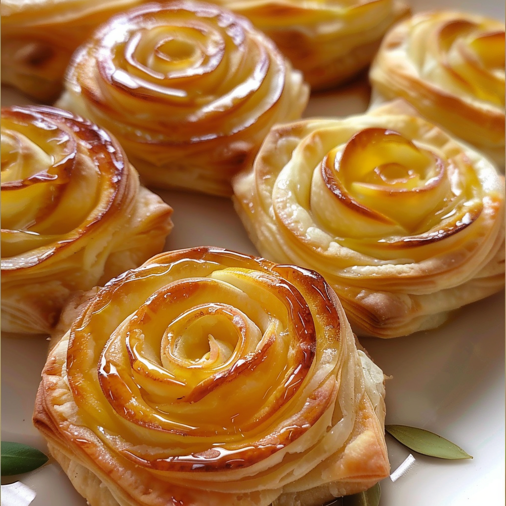 Bridal Shower Chicken Puff Pastry Roses