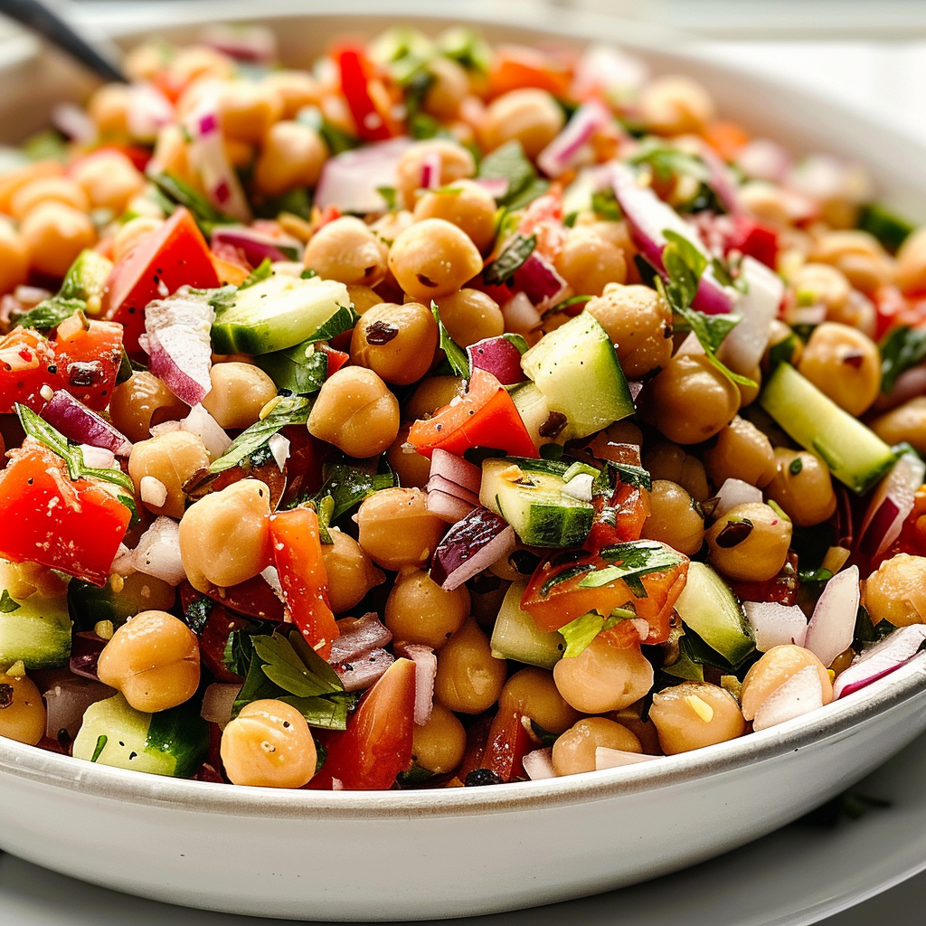 Bridal Shower Food Mediterranean Chickpea Salad