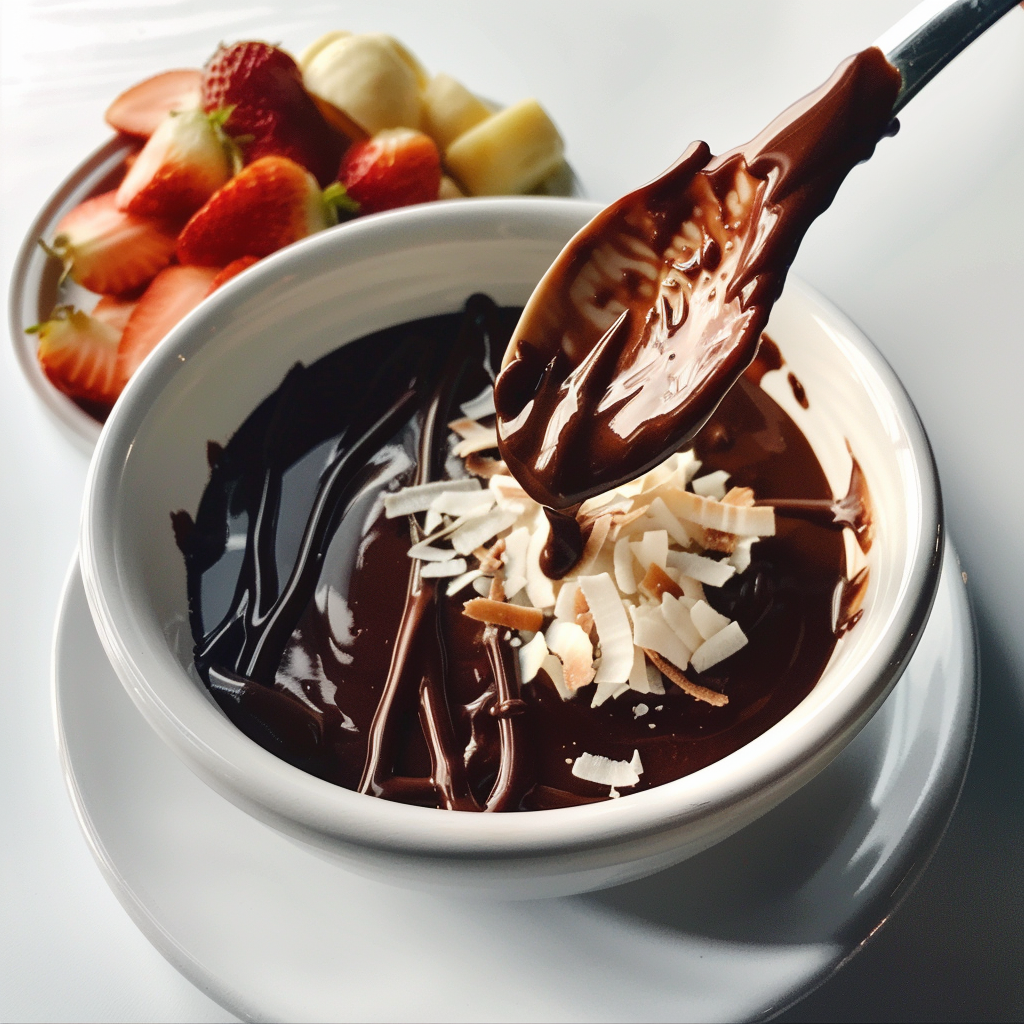 Coconut Chocolate Fondue