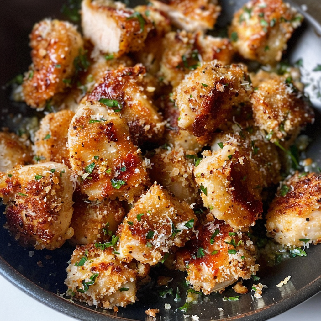 Garlic Parmesan Chicken Bites