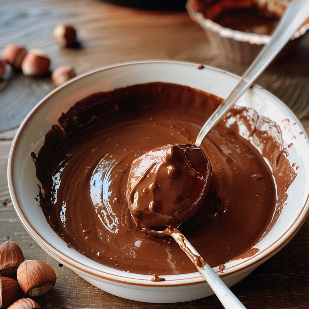 Hazelnut Chocolate Fondue