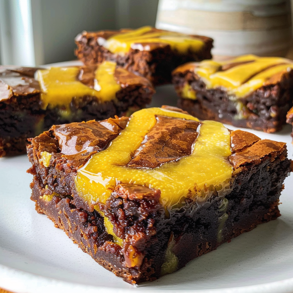 Lemon Curd Brownies