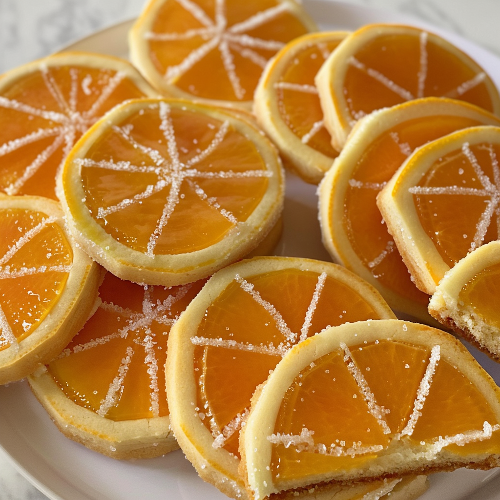 Orange Zest Basketball Cookies
