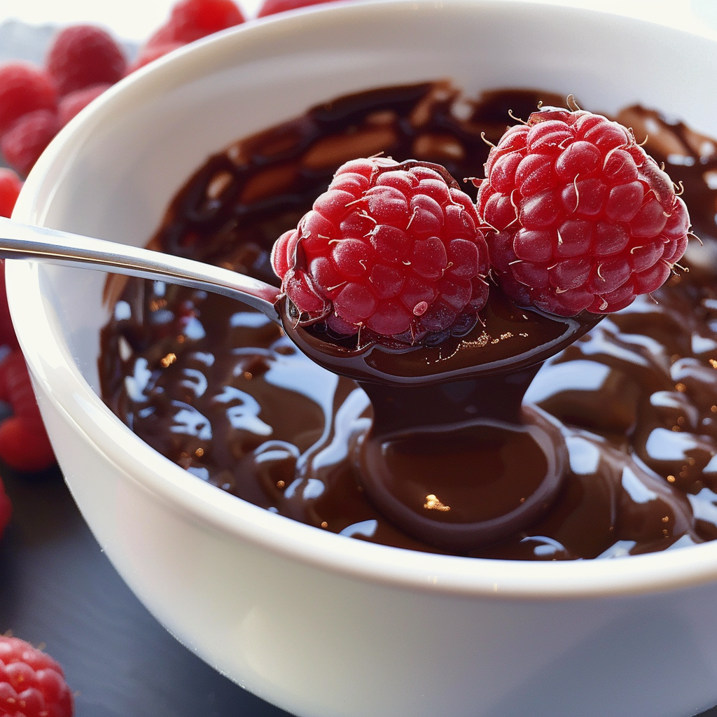 Raspberry Chocolate Fondue