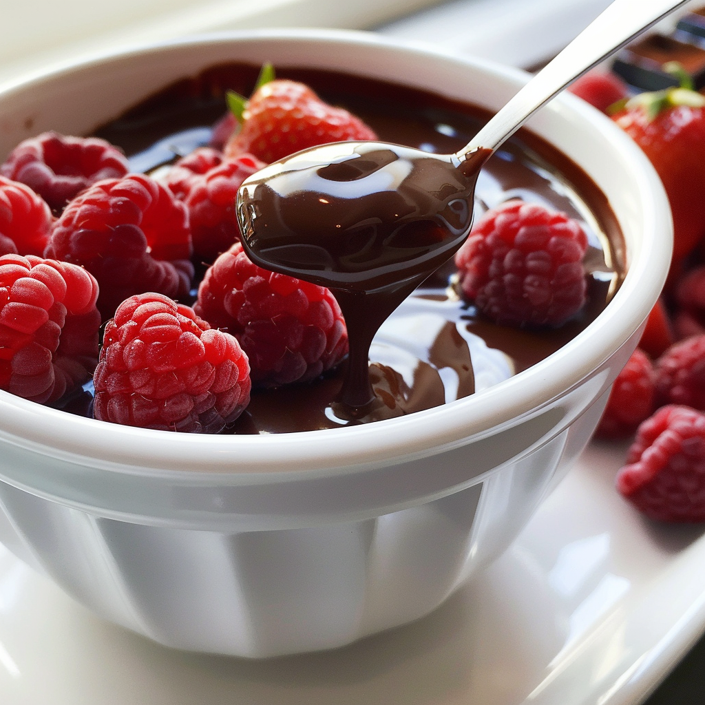 Raspberry Chocolate Fondue