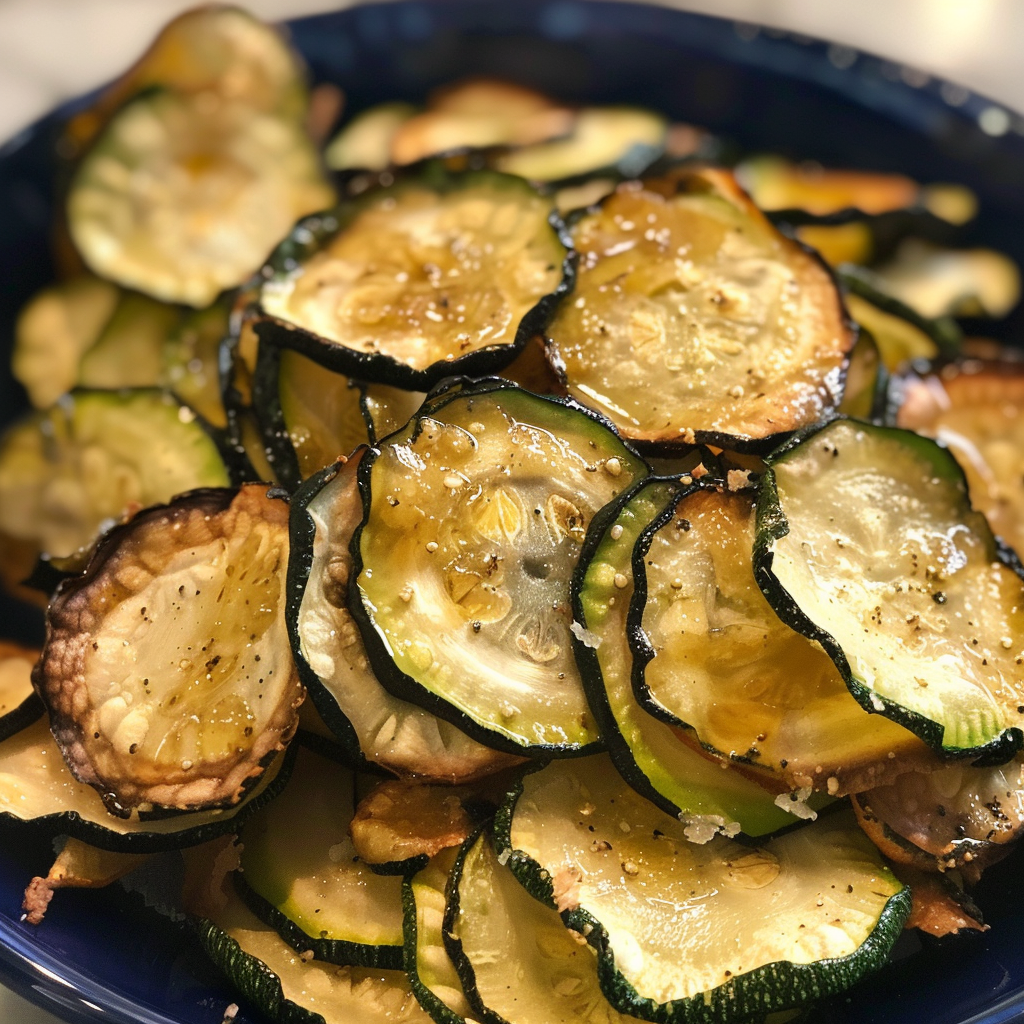 Salt & Vinegar Zucchini Chips