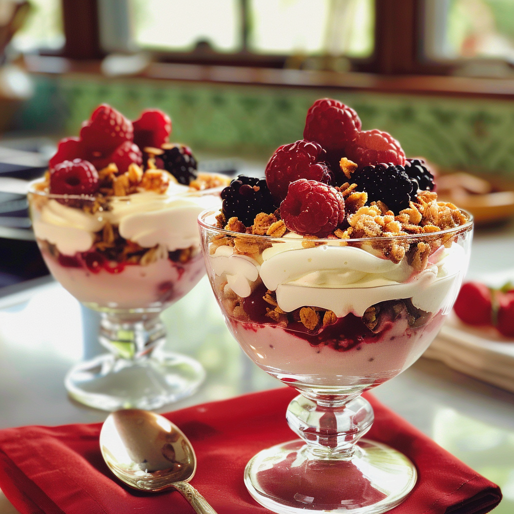 Vanilla Berry Parfaits