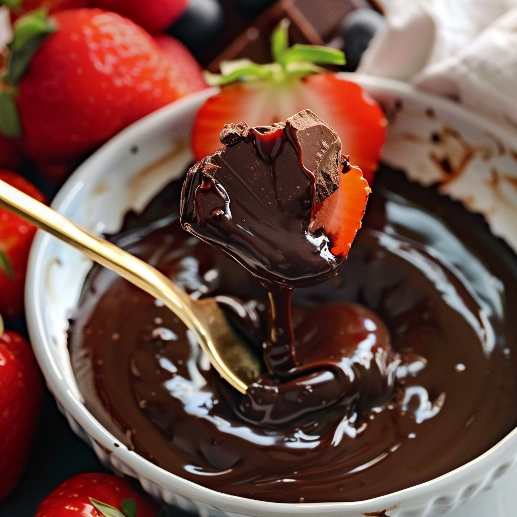 Vegan Chocolate Fondue