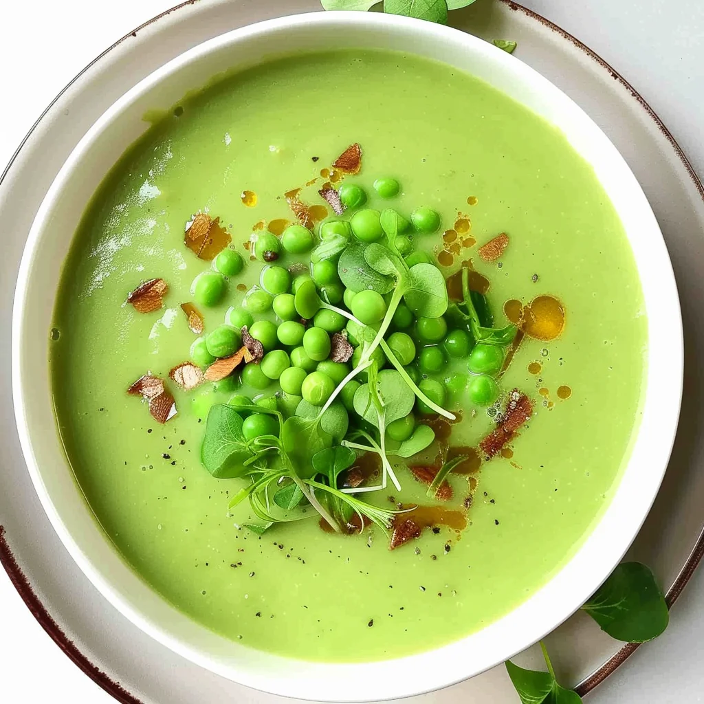Green Pea Soup with Ginger: A Cozy, Flavorful Delight - dorarecipes