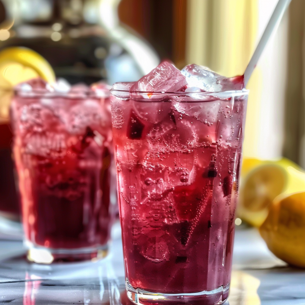 Sparkling Grape Punch St Patrick's Day Drink