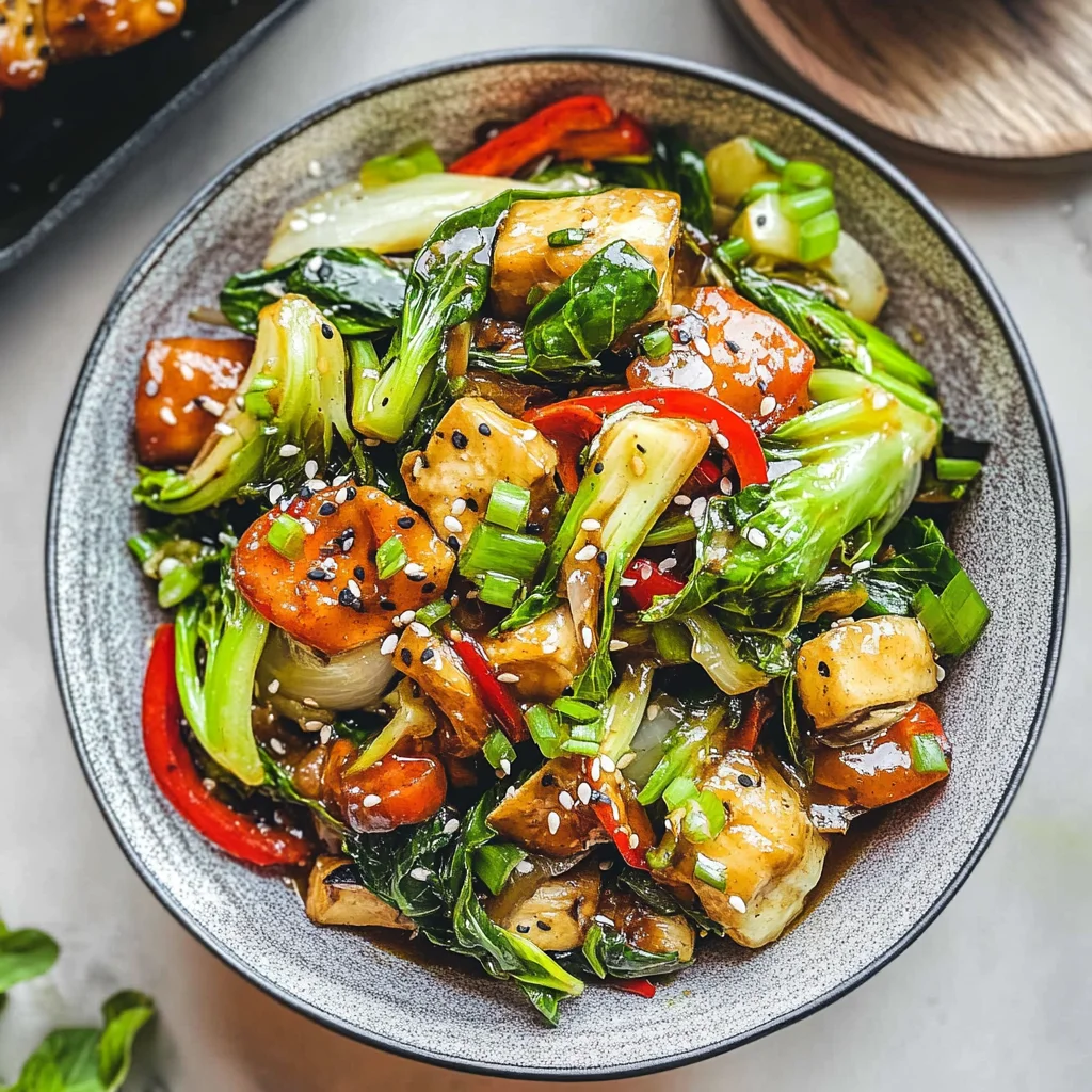 Bok Choy Vegetable Stir-Fry Bowl: Fresh and Flavorful Del... - dorarecipes