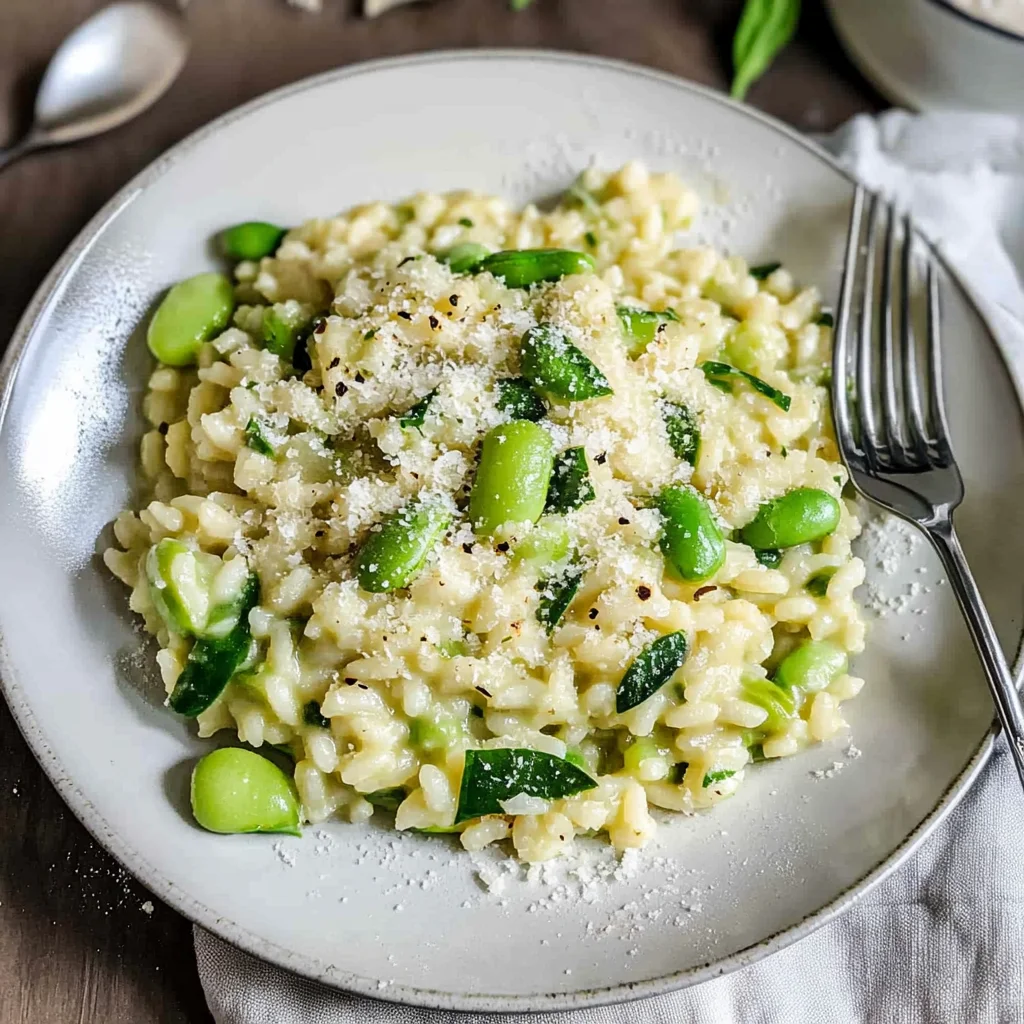 Fava Bean Risotto: Creamy and Vibrant Comfort Food - dorarecipes