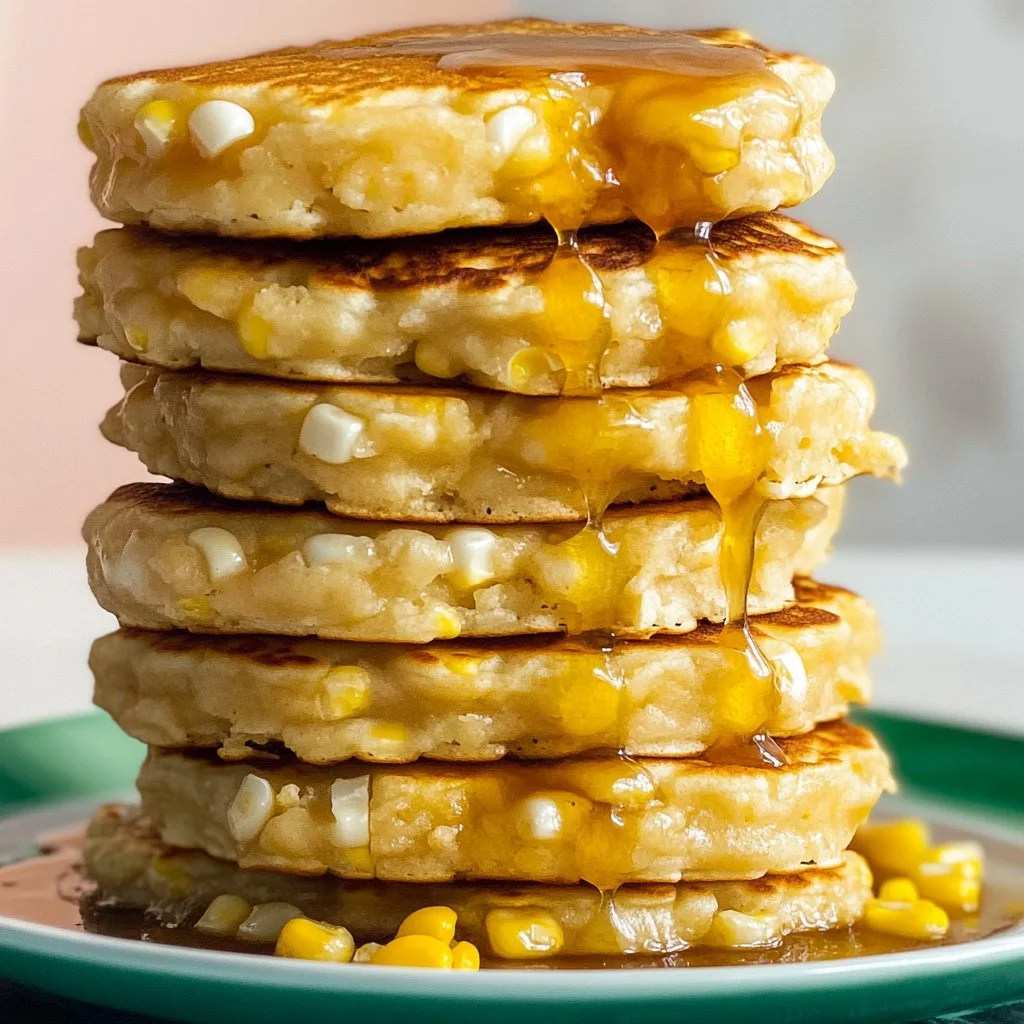 Fresh Corn Pancakes: Fluffy and Sweet Breakfast Bliss - dorarecipes