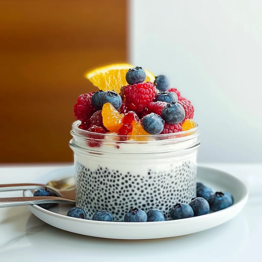 Berry Citrus Crown Chia Jar: A Zesty Morning Delight - dorarecipes